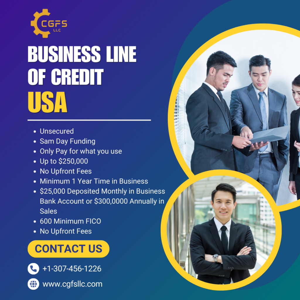 Business Line of Credit USA – CGFS, LLC
