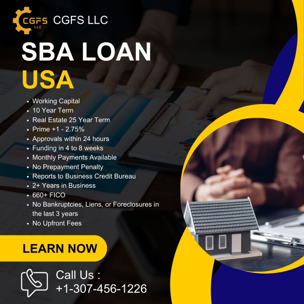 SBA LOANS – CGFS, LLC